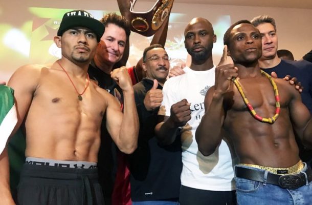 Isaac Dogbe knocks out Cesar Juarez in round 5 - The Ghana Guardian News
