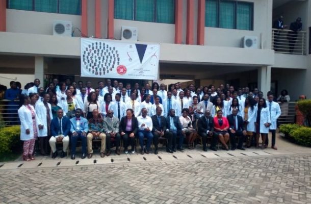 UCC medical school holds 10th white coat ceremony - The Ghana Guardian News