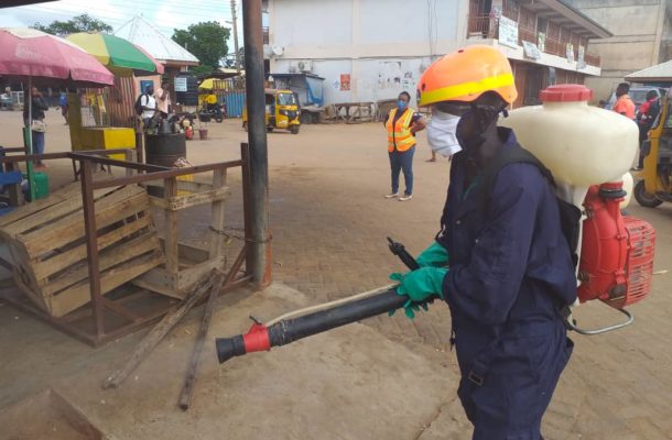 Navrongo paramount chief joins 2nd phase of disinfection and clean-up ...