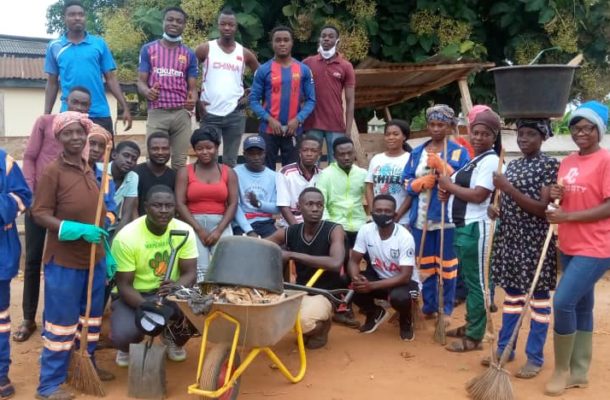 COVID-19: Asunafo North Naspa cleans Ahafo Regional Capital Goaso - The ...