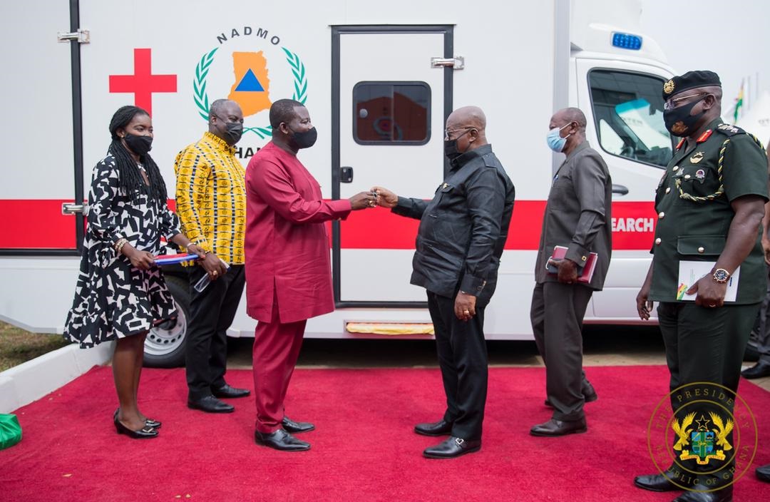 Akufo-Addo presents 40 vehicles to NADMO - The Ghana Guardian News