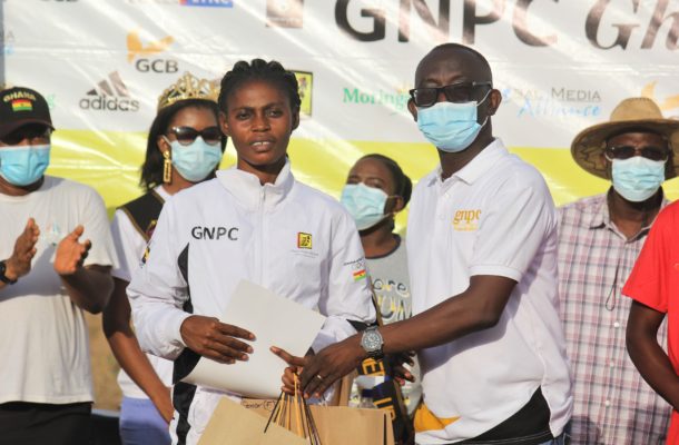 Kate Agyeman and Edwin Gadayi steal show at GNPC Ghana’s Fastest Human ...