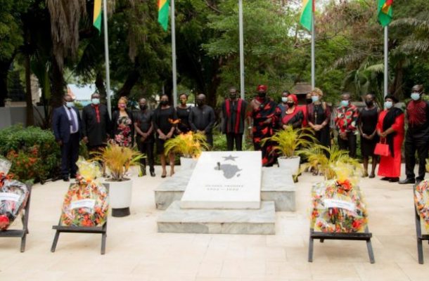 2021 Panafest/emancipation begins with wreath laying ceremony - The ...