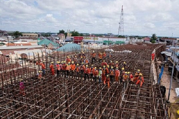 Ghanaian workers with Sino Hydro are allowed to drink only two sachets ...