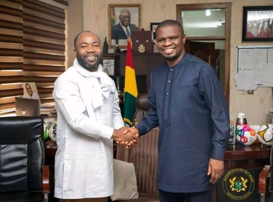 President-elect of African Paralympic Committee, Mr Samson Deen pays ...