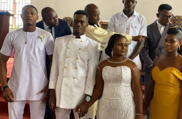 Hearts of Oak forward Kwadwo Obeng Junior ties the knot with longtime ...