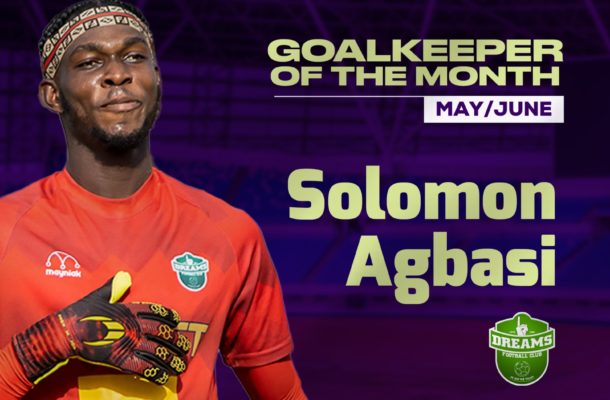 Solomon Agbasi wins May/June goalkeeper of the month award - The Ghana ...
