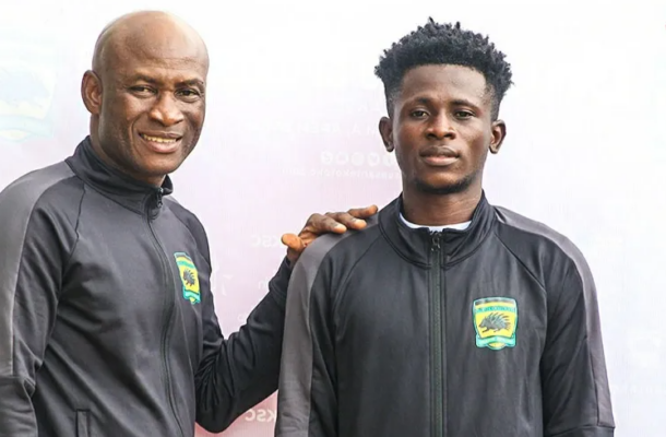Asante Kotoko coach Prosper Narteh Ogum lauds new forward Bernard ...