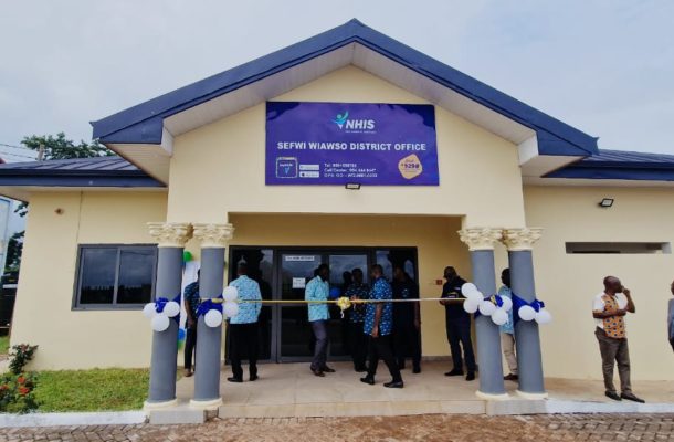 Okoe-Boye inaugurates two new NHIS offices in Western North Region ...