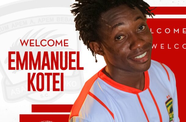 Asante Kotoko signs right back Emmanuel Kotei - The Ghana Guardian News