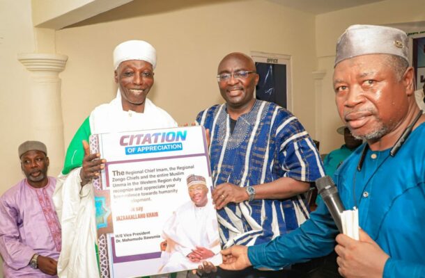 Western Regional Zongo community honours Dr. Bawumia for his ...
