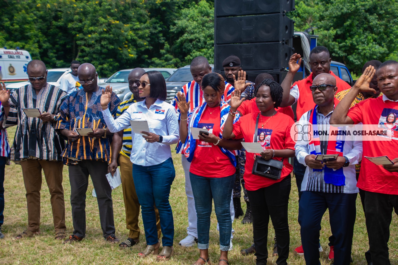 Abena Osei-Asare outdoors campaign for election 2024 - The Ghana ...