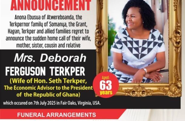 Deborah Ferguson Terkper, wife of Ghana’s economic advisor, dies at age ...