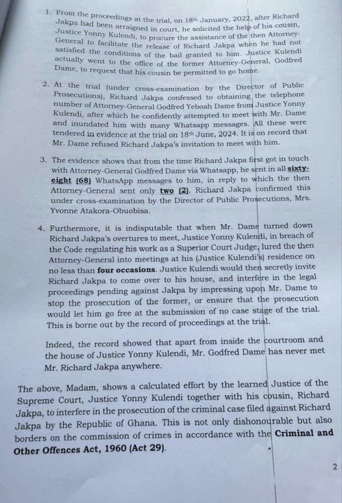 Citizen petitions CID to probe Justice Yonny Kulendi, Richard Japka in Ato Forson case - The ...