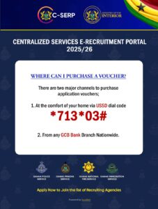 C-SERP portal opens today for 2025/26 security agencies recruitment ...
